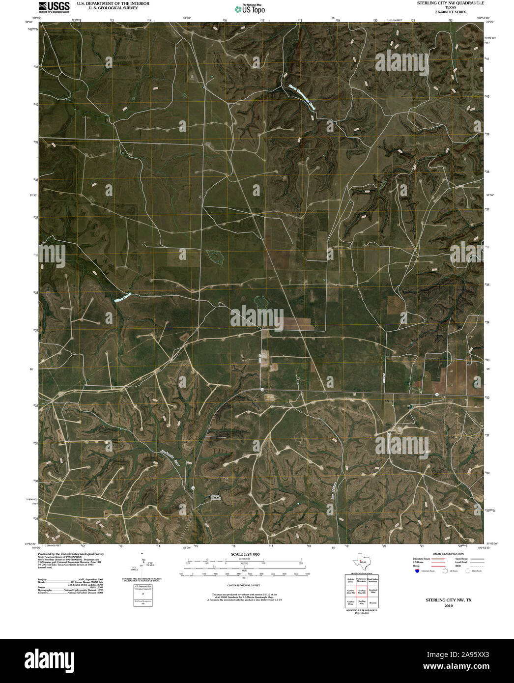 Map of sterling city hi-res stock photography and images - Alamy