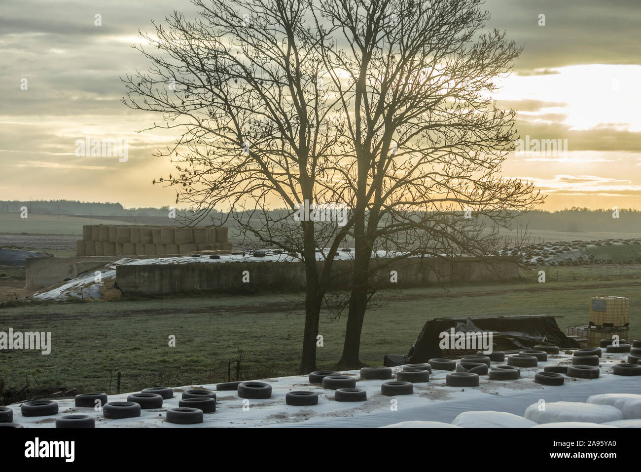 Bunker silo hi-res stock photography and images - Alamy