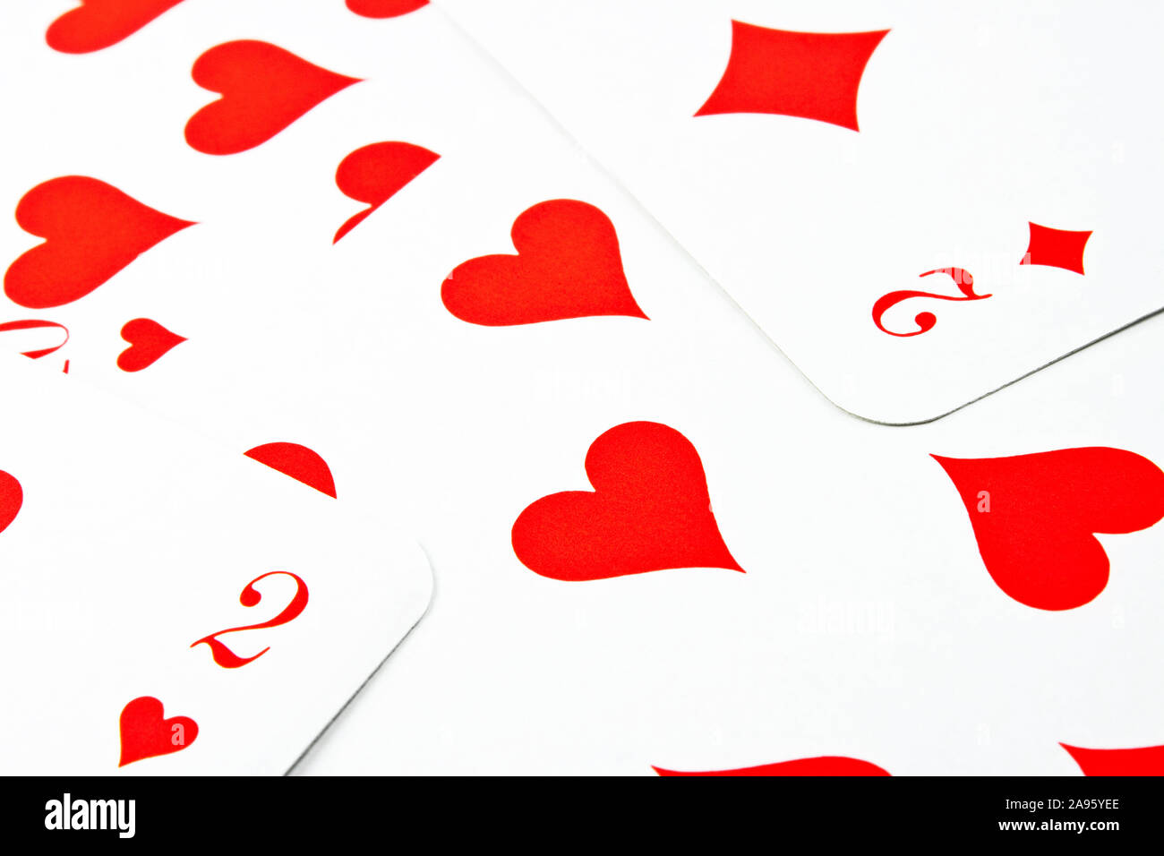 Valentines day playing cards hi-res stock photography and images - Alamy