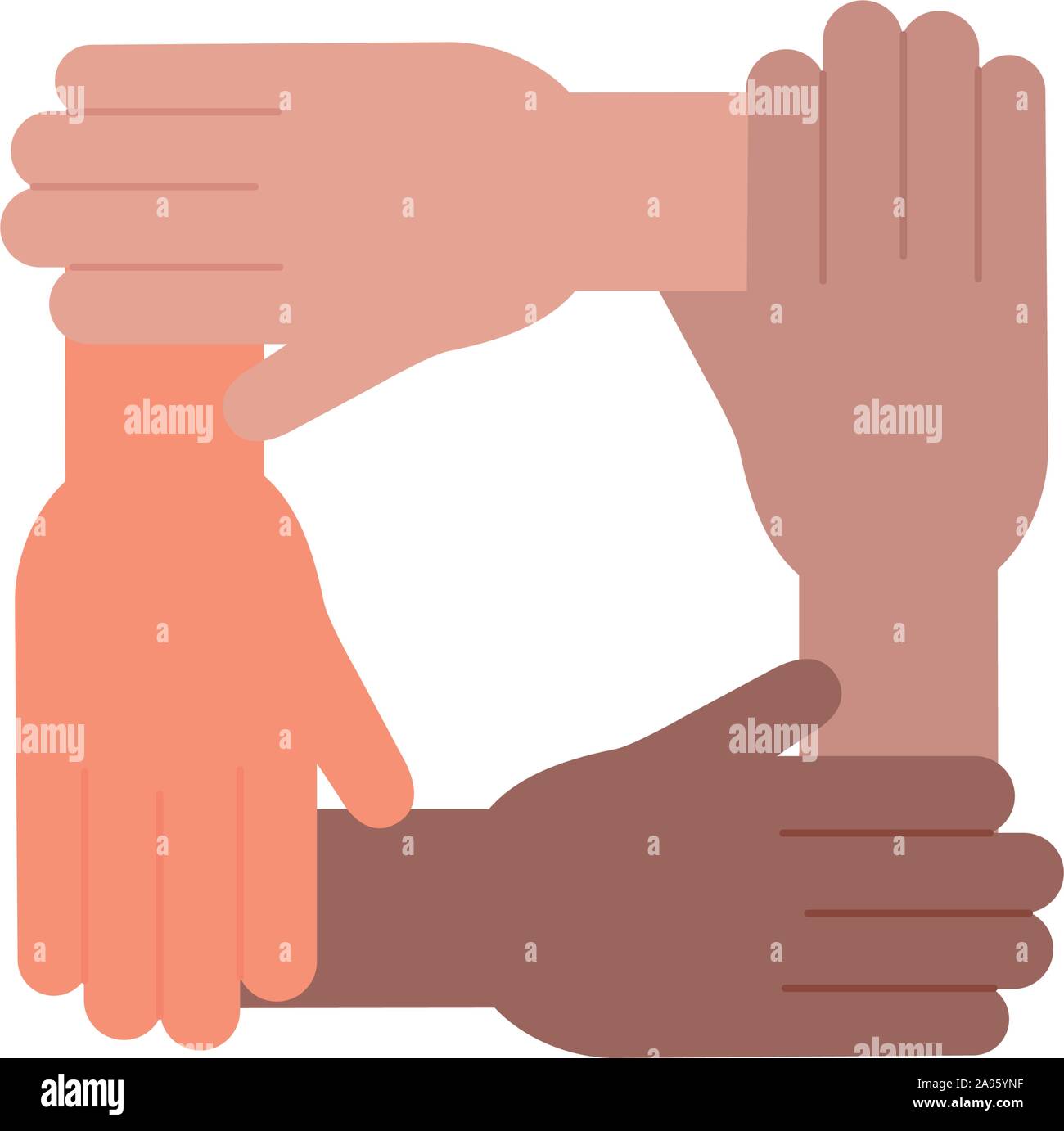 hands and help icon design, Call center technical service collaborative ...