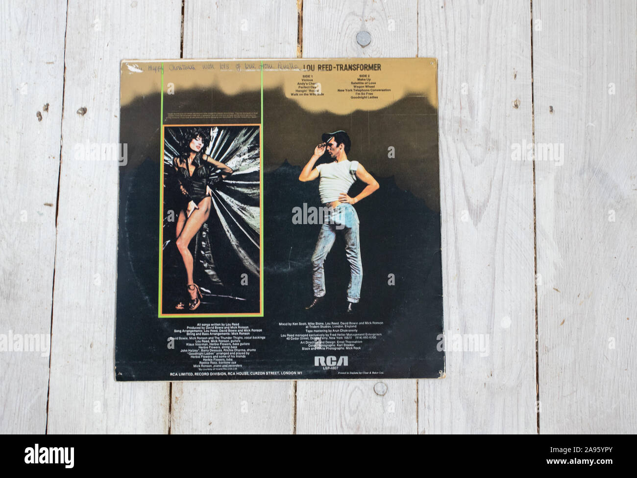 Lou Reed's 1972 album Transformer Stock Photo - Alamy