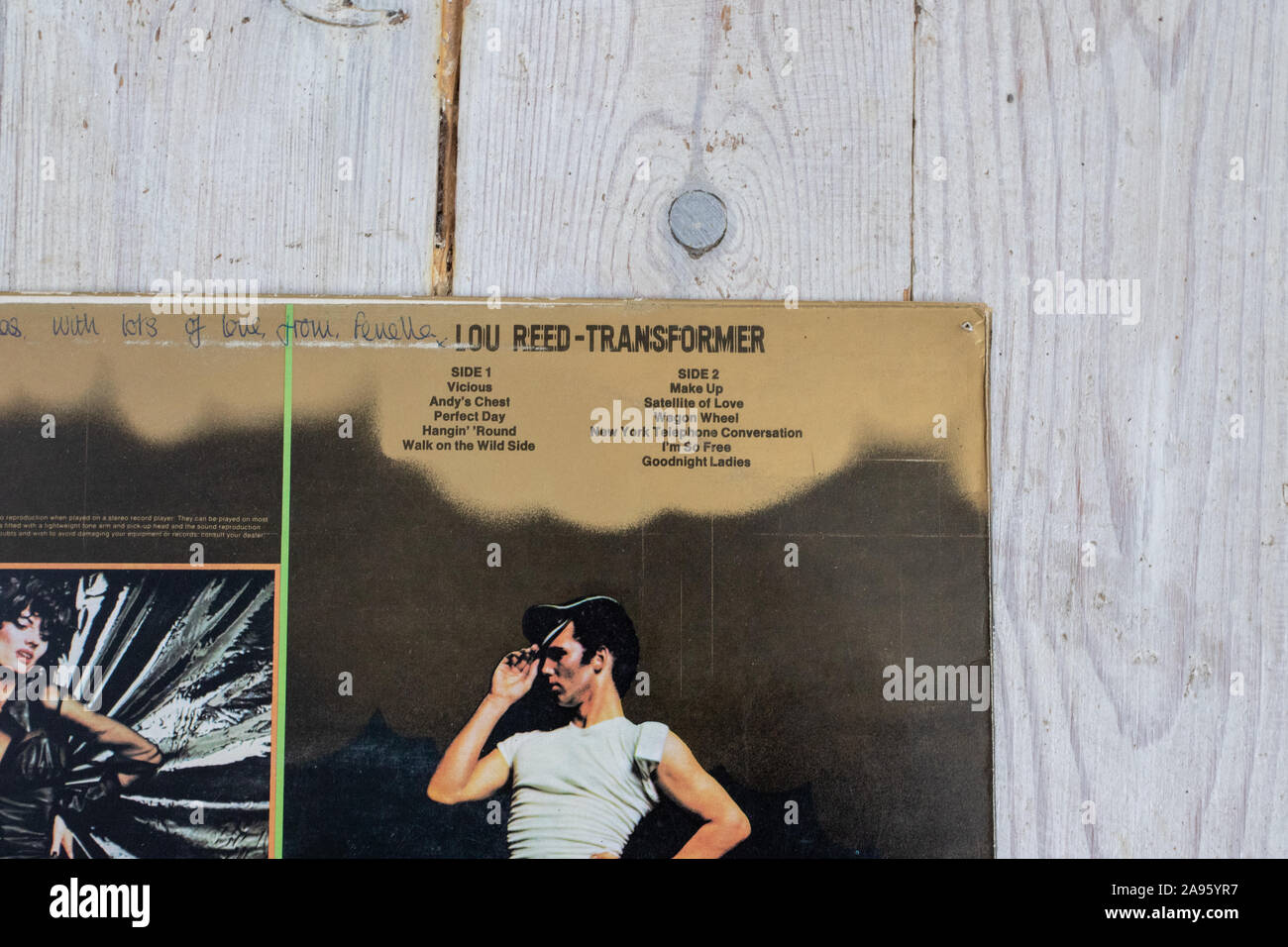 Lou Reed's 1972 album Transformer Stock Photo - Alamy