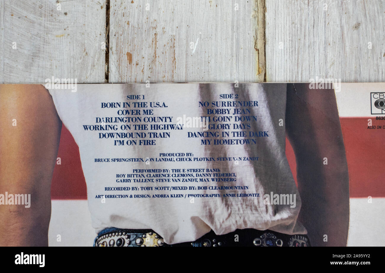 Born in the usa springsteen 1984 hi-res stock photography and images ...