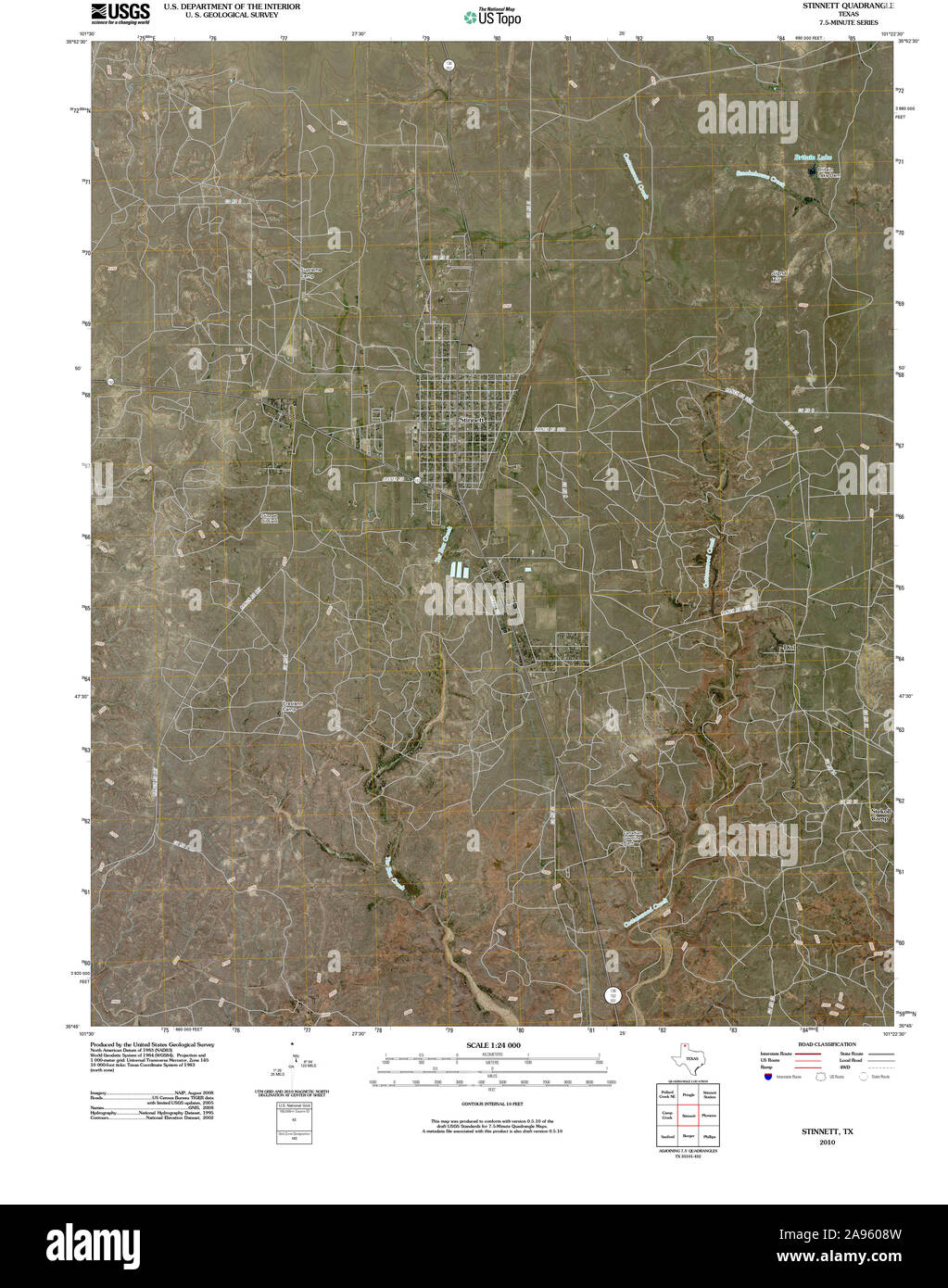 Map of stinnett hi-res stock photography and images - Alamy
