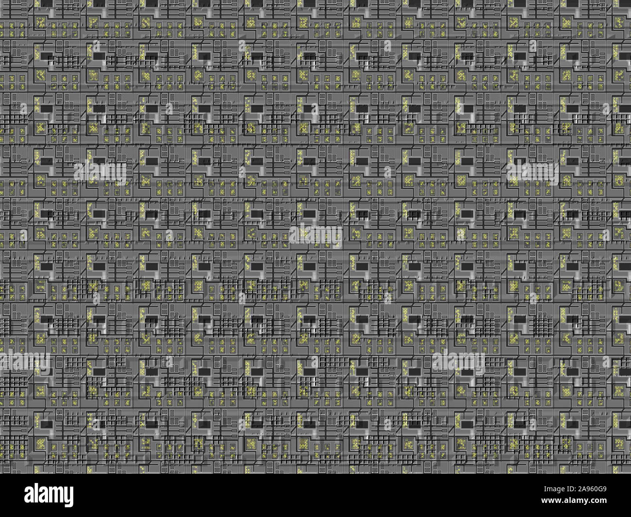 Grey seamless square background design - 3D render Stock Photo - Alamy