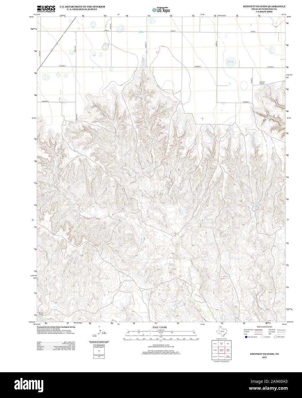Map of stinnett hi-res stock photography and images - Alamy