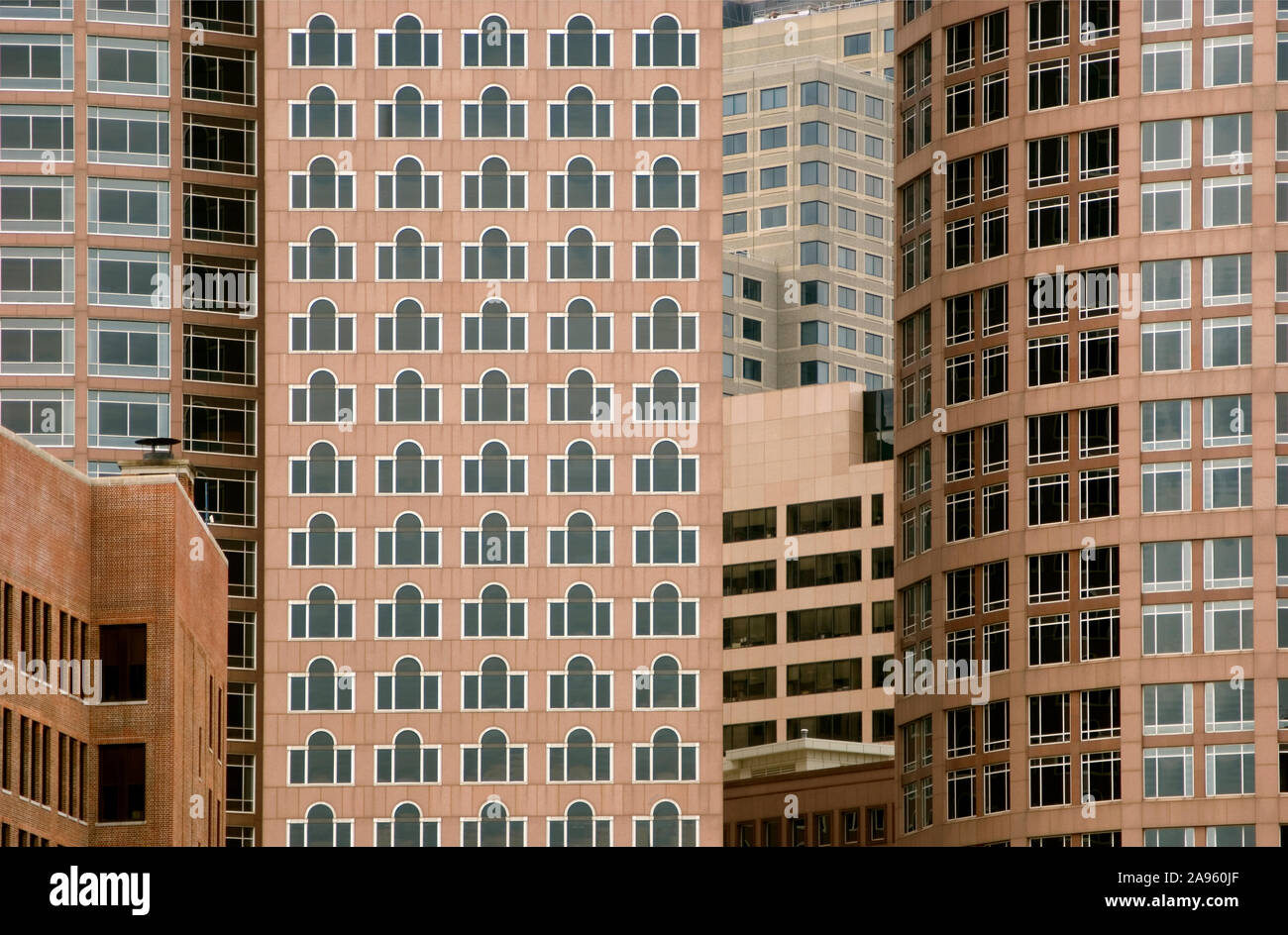 Modern architecture - appartment buildings in Boston, MA Stock Photo ...