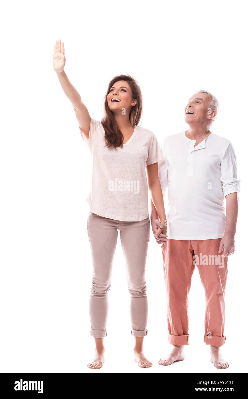 Father daughter senior Cut Out Stock Images & Pictures - Alamy