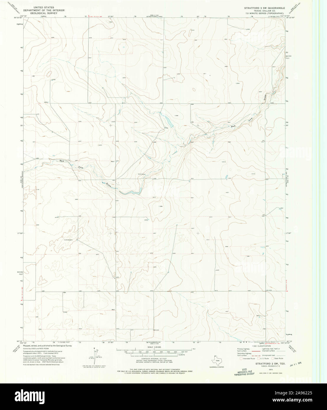 Map of stratford texas hi-res stock photography and images - Alamy
