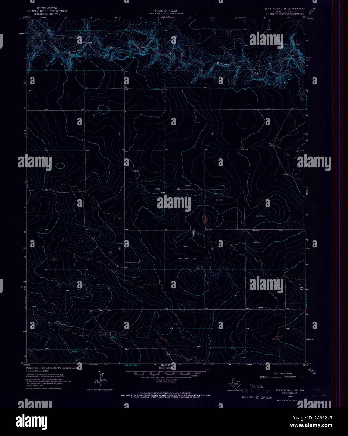 Map of stratford texas hi-res stock photography and images - Alamy
