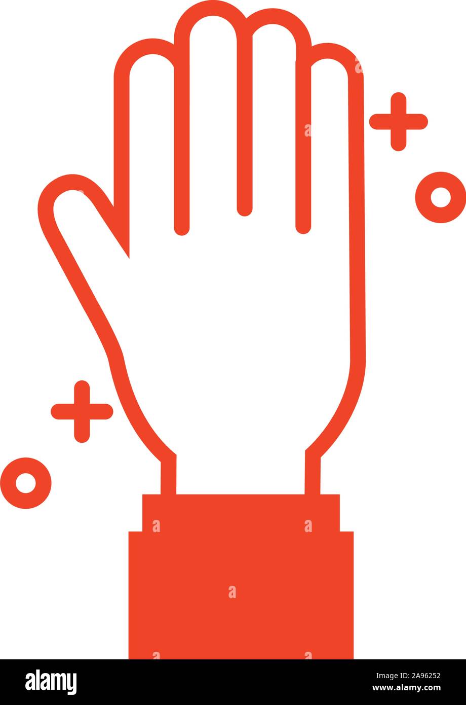 Hand signal icon design, Emoticon human finger gesture palm ...