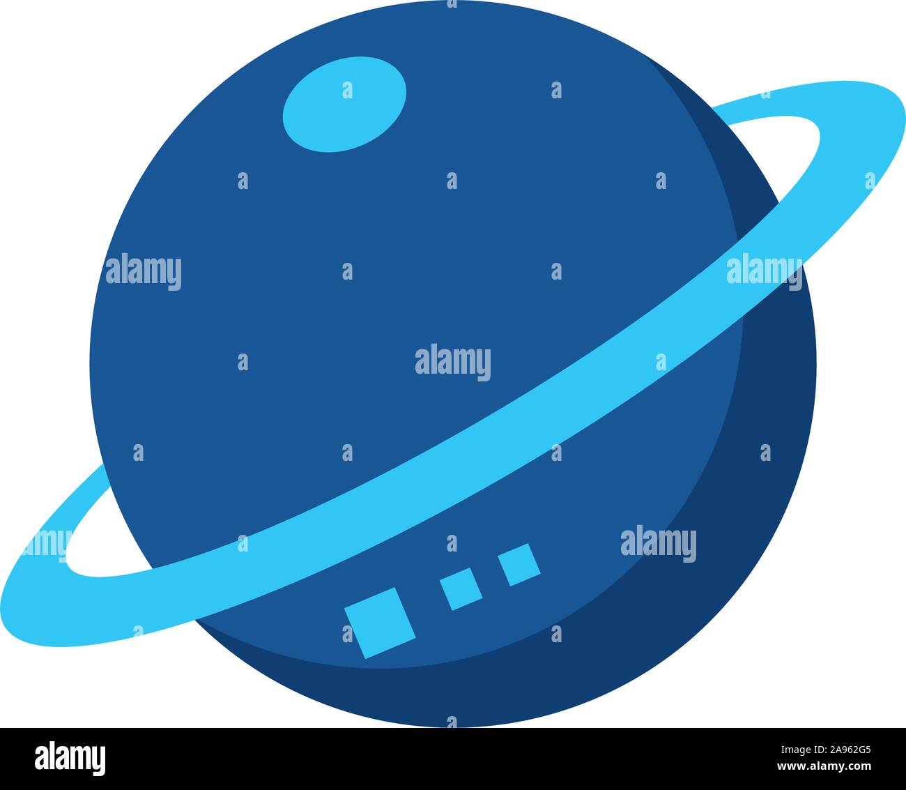 Planet icon design, Solar system space orbit galaxy universe and ...