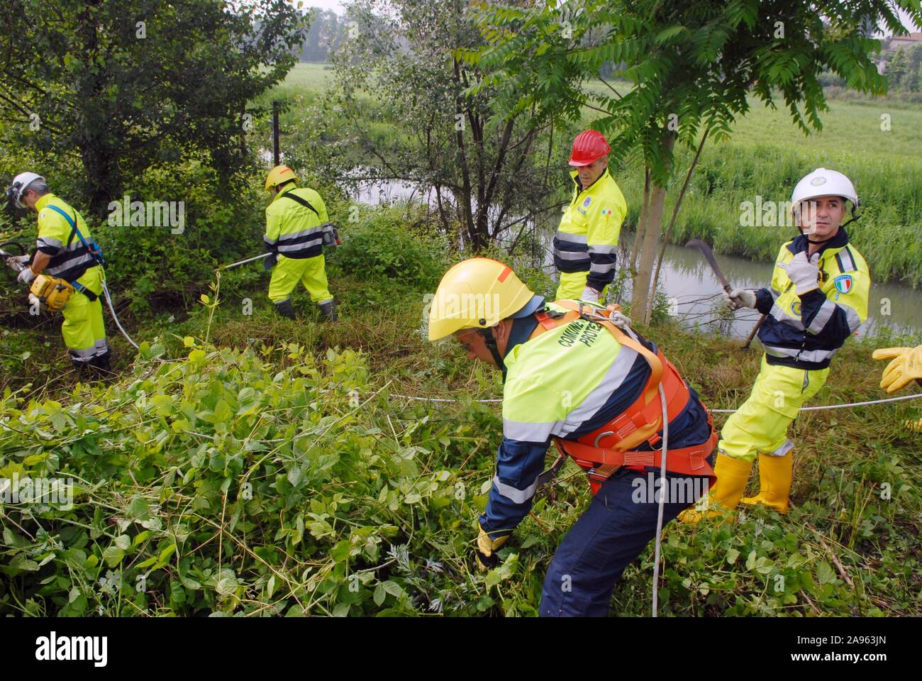 Civil defence volunteers hi-res stock photography and images - Alamy
