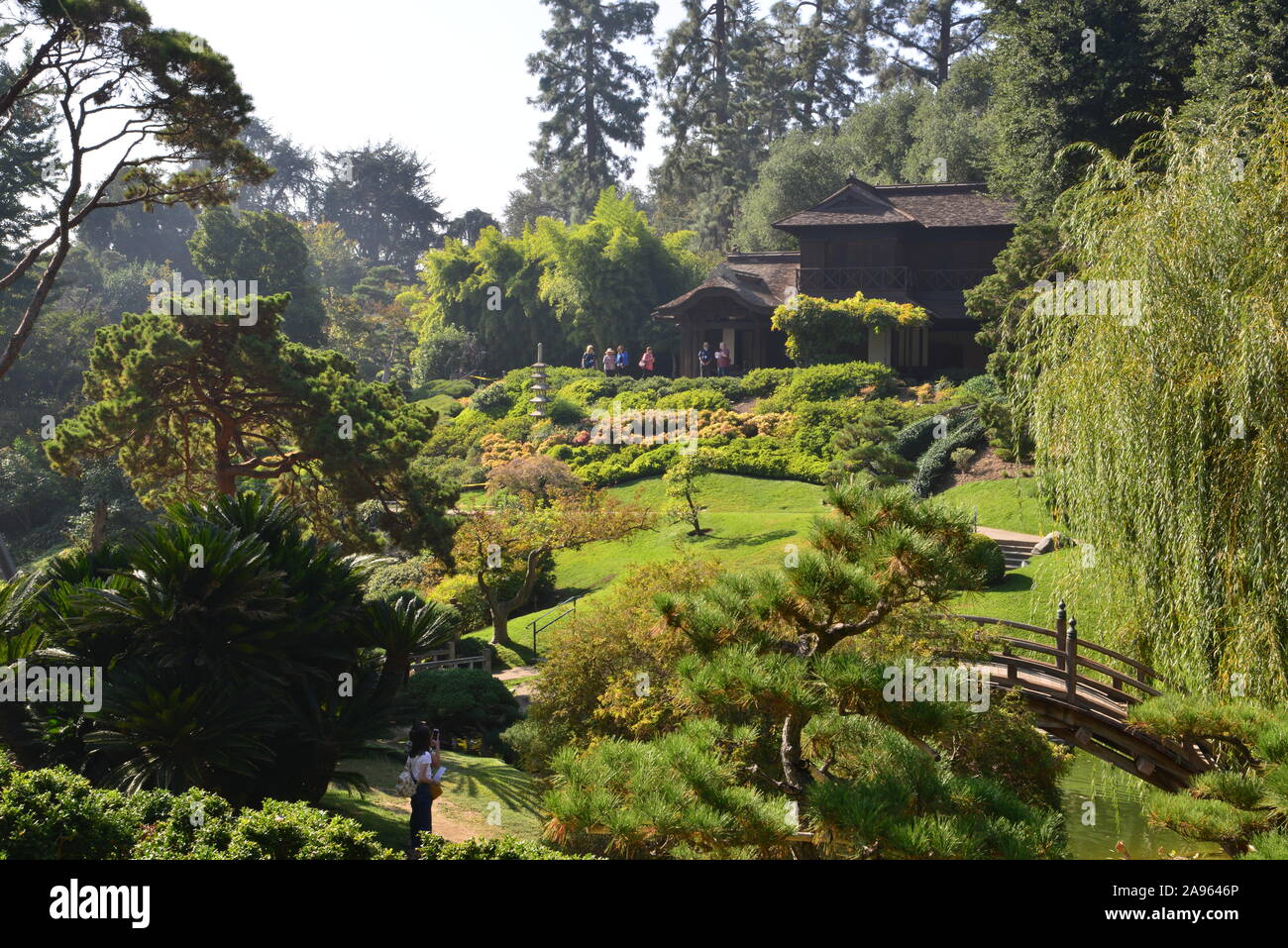 A garden at a country estate in California Stock Photo - Alamy