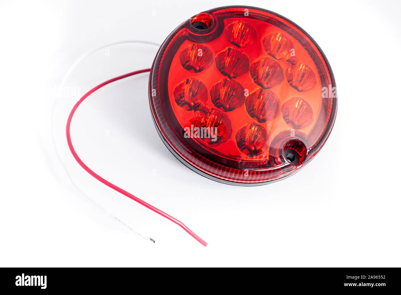 Rear fog lamp with LED for car on isolated white background for shop ...