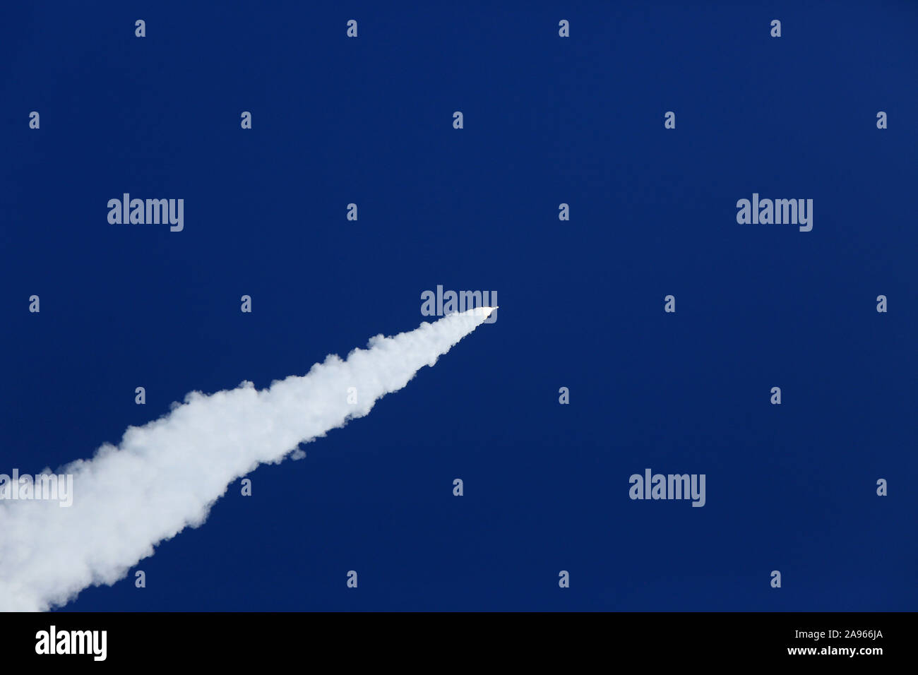 A Kuaizhou 1A (KZ 1A) carrier rocket loaded with the Jilin 1 Gaofen 02A remote sensing satellite ...