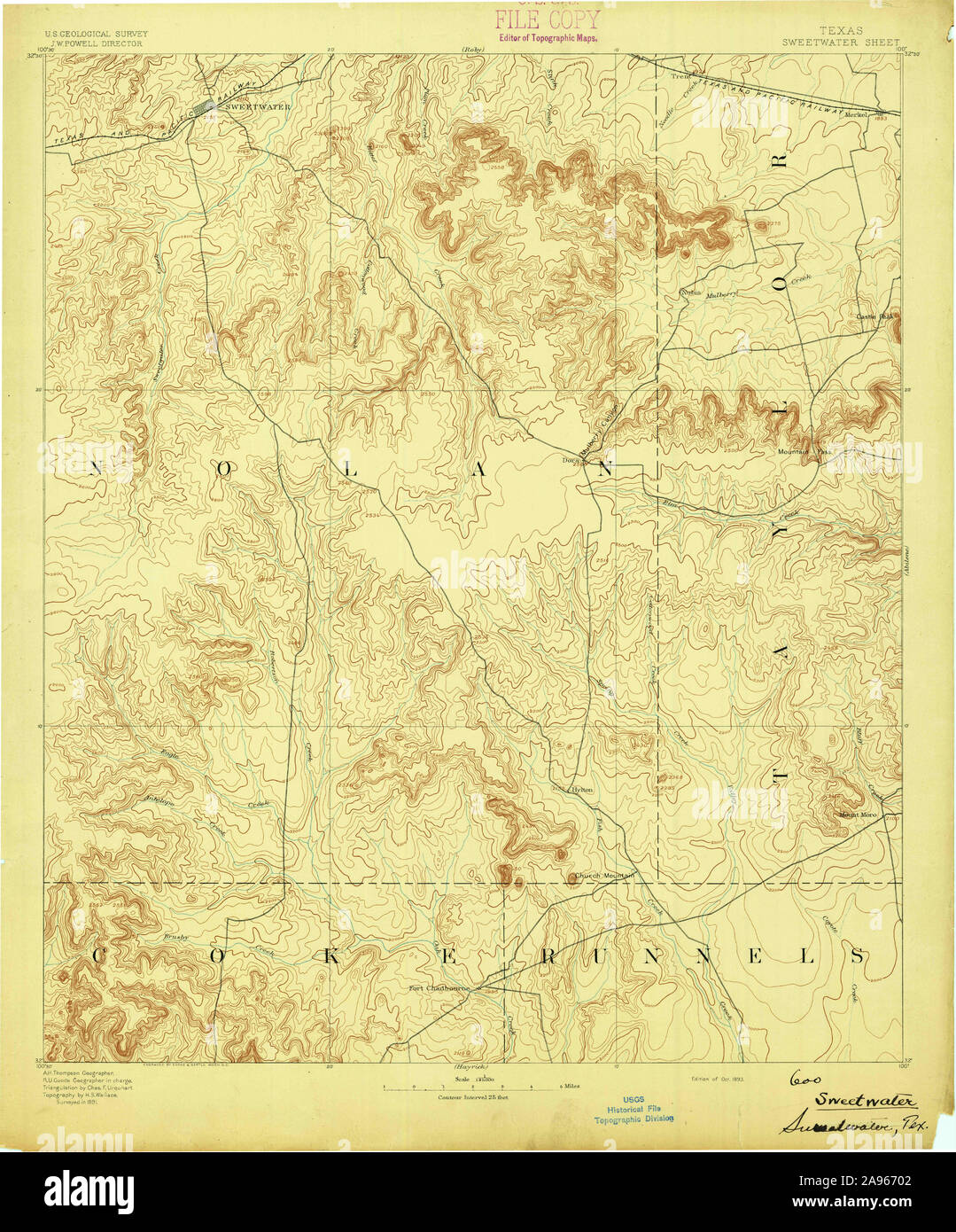 Sweetwater texas map hi-res stock photography and images - Alamy