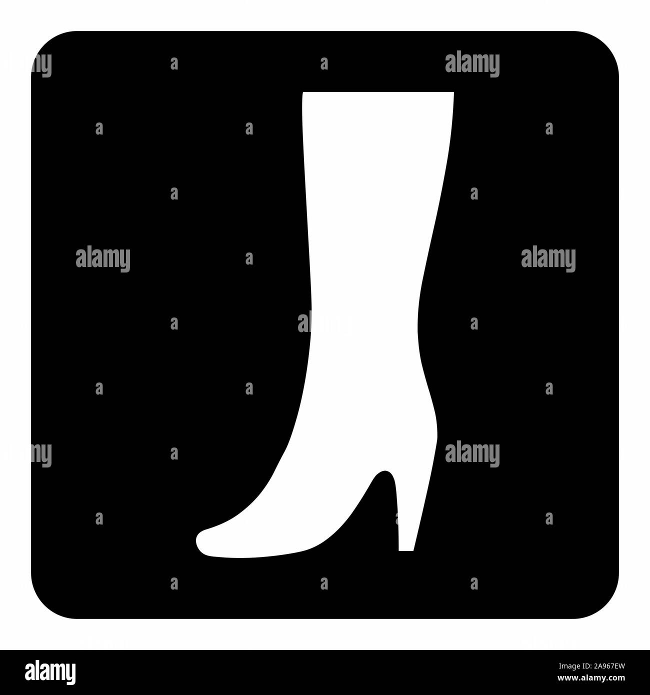 Women boot icon Stock Vector Image & Art - Alamy