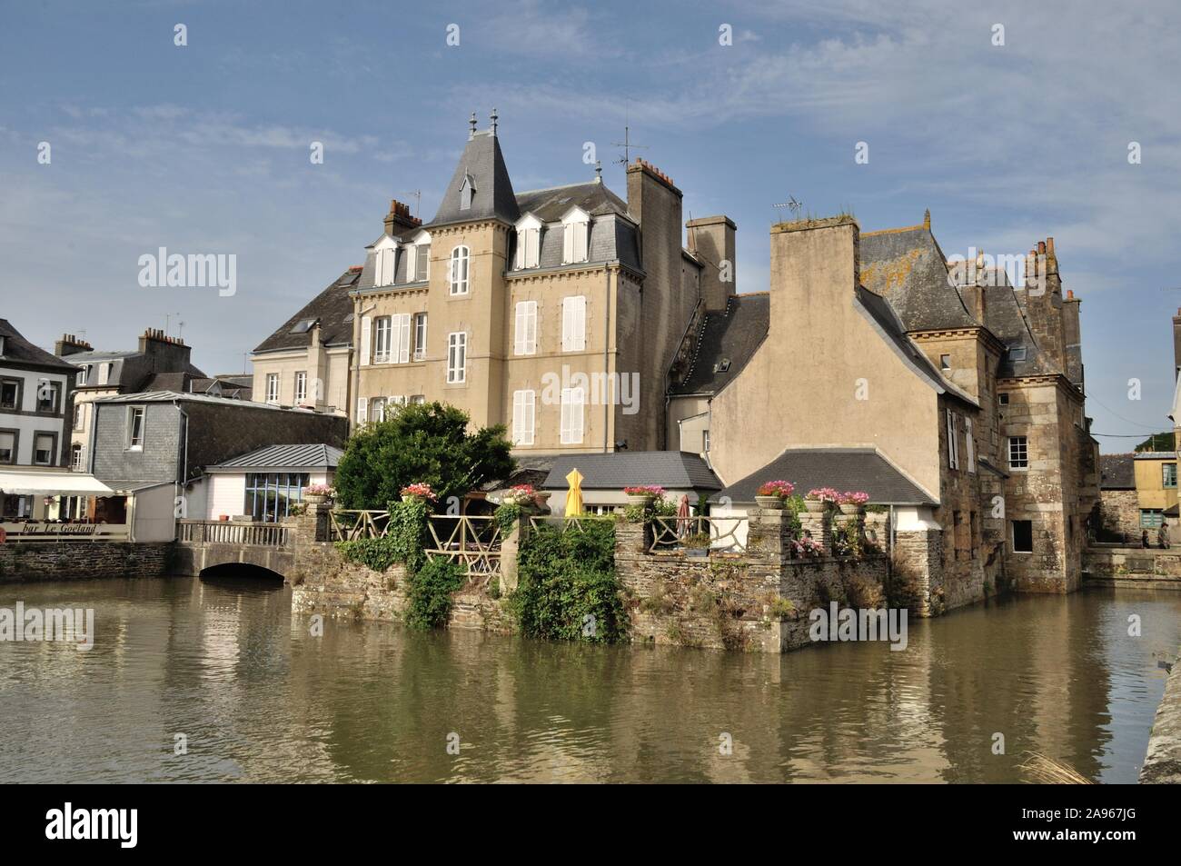 Rohan Bridge in Landerneau Stock Photo - Alamy
