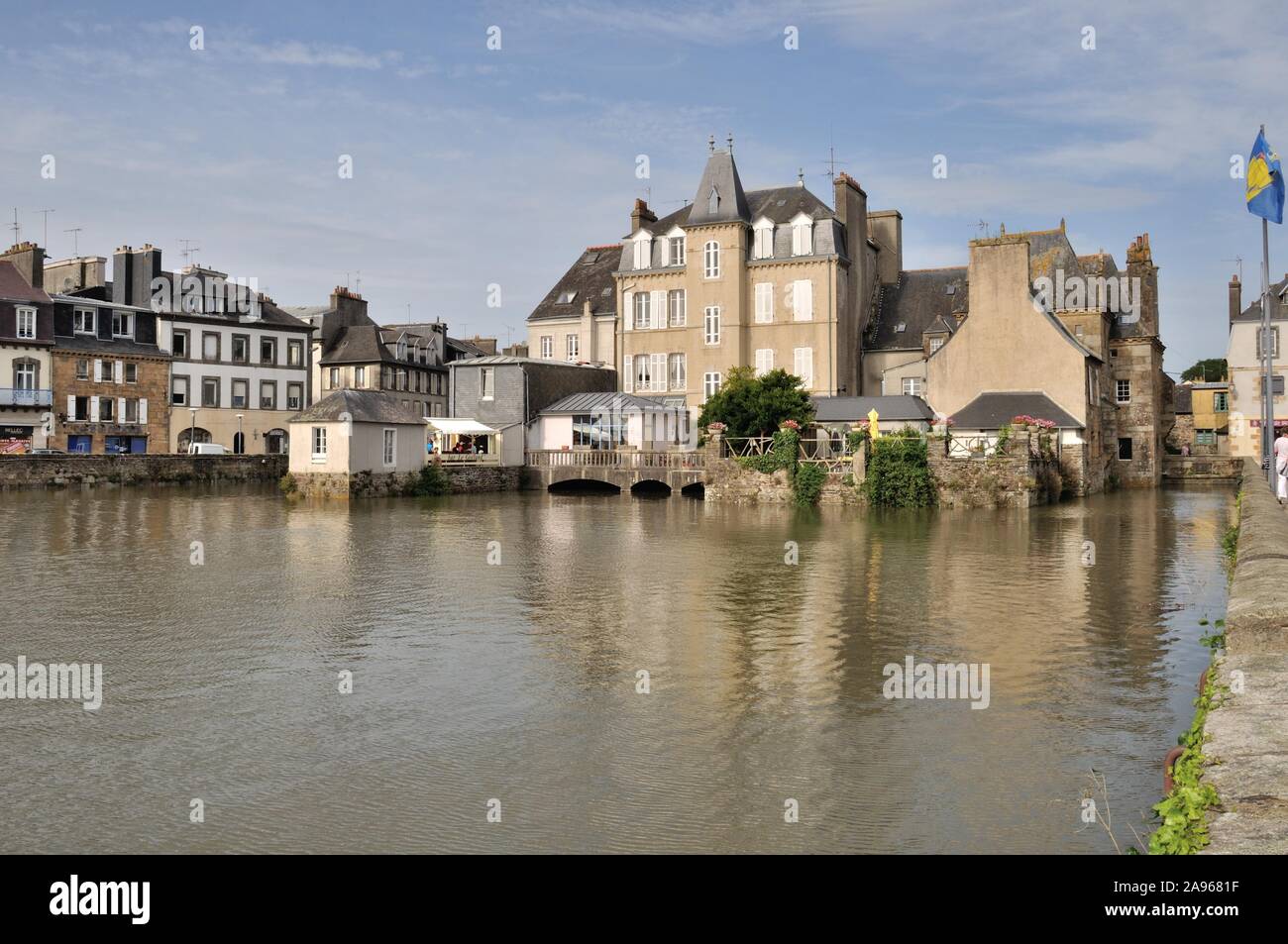 Rohan Bridge in Landerneau Stock Photo - Alamy