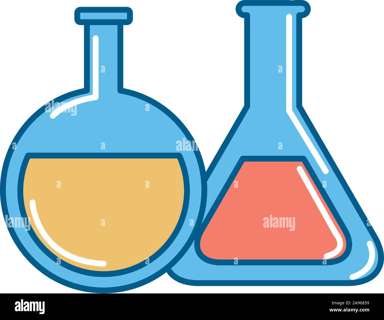 Flask icon design, Substance science laboratory chemistry research ...