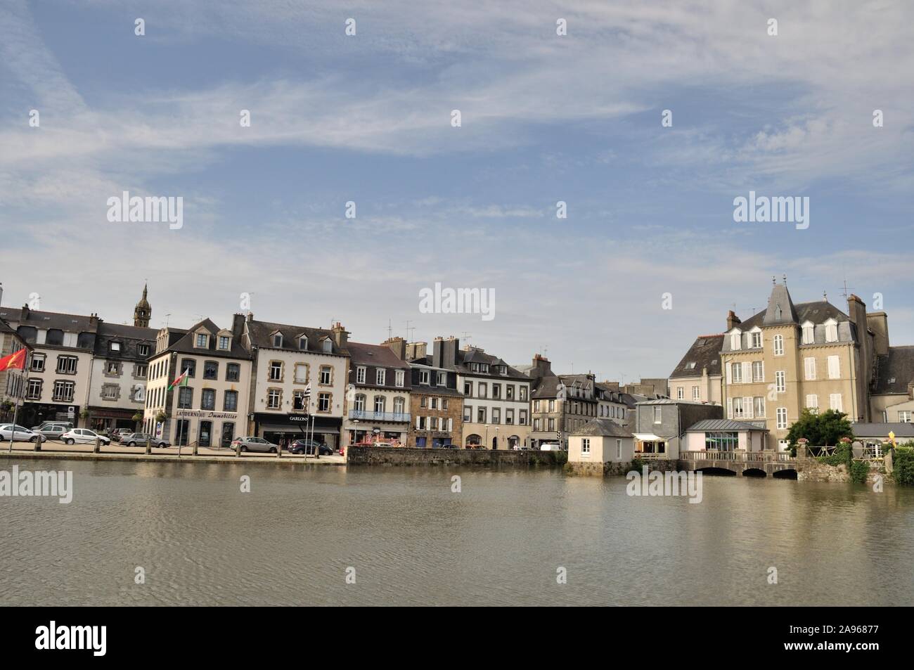 Rohan Bridge in Landerneau Stock Photo - Alamy