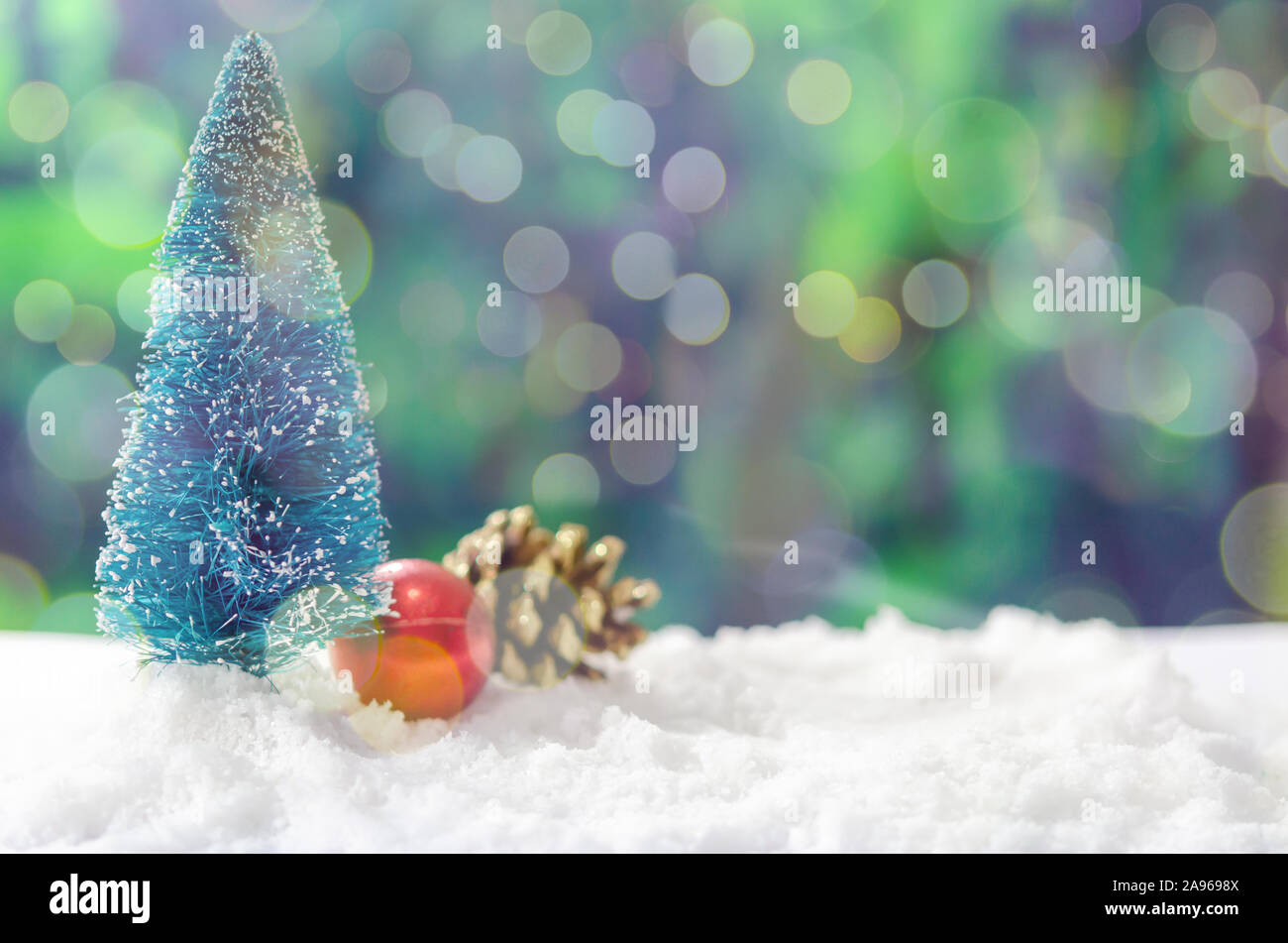 Card golden christmas trees hi-res stock photography and images - Alamy