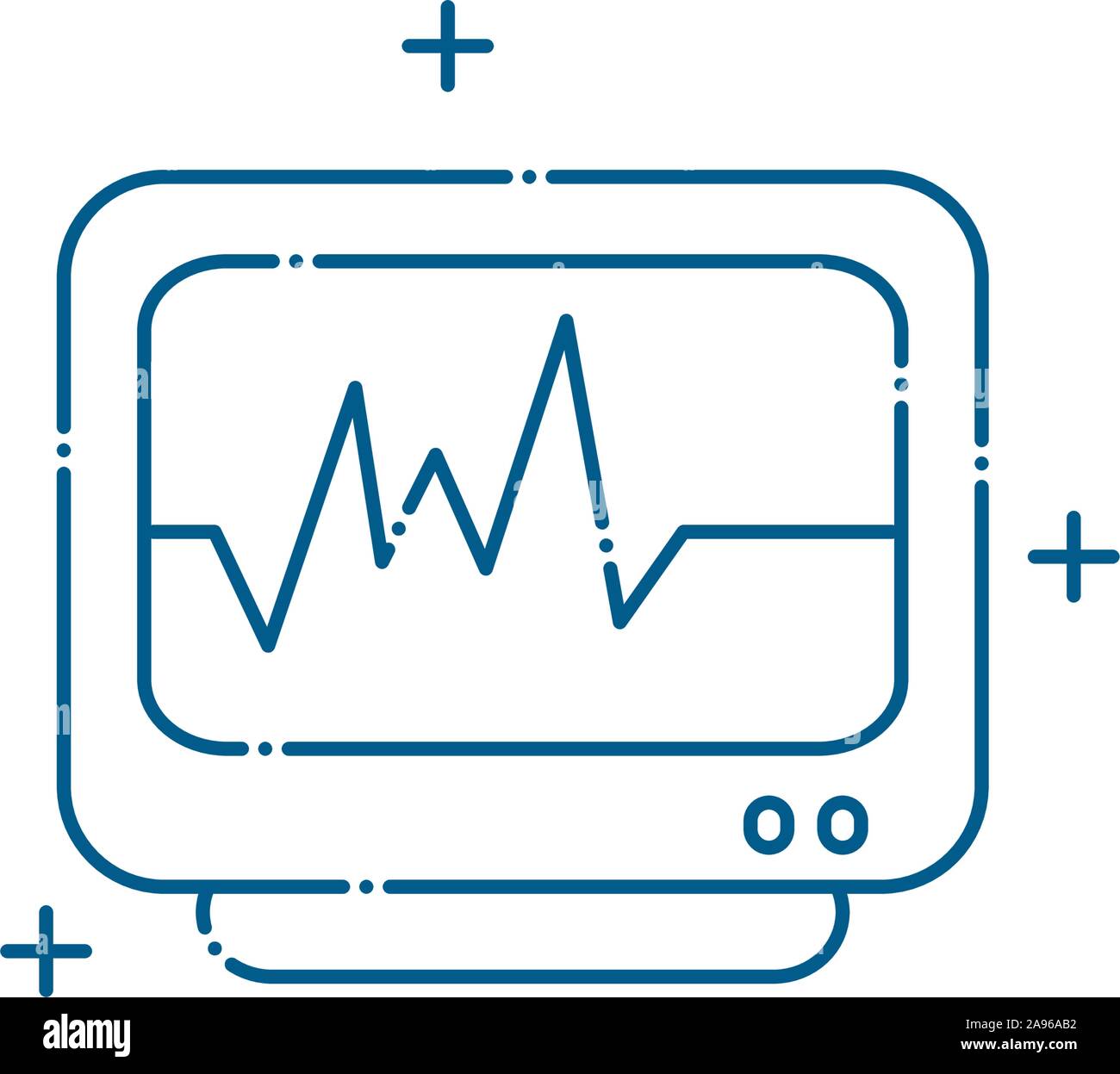 pulse machine icon design, Medical health care hospital emergency aid ...
