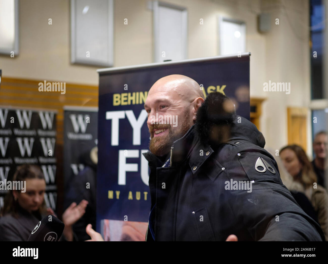 London, UK. 13th November 2019. British professional boxer Tyson Fury ...