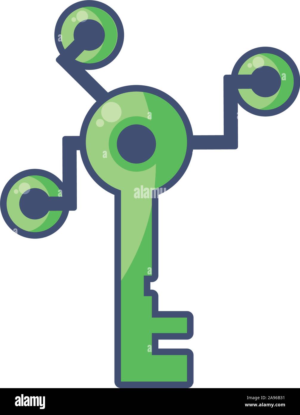 key icon design, Digital technology communication social media internet ...