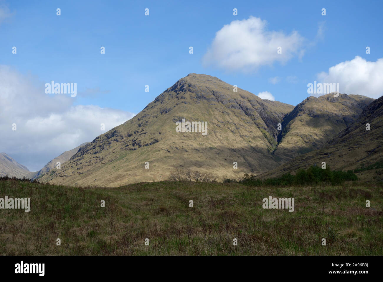 The Scottish Mountain Corbett Stob Dubh (Beinn Ceitein) in Glen Etive ...