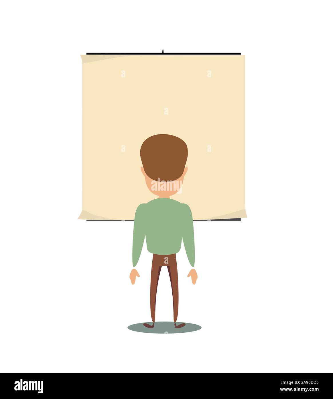 Picture frame back view Stock Vector Images - Alamy