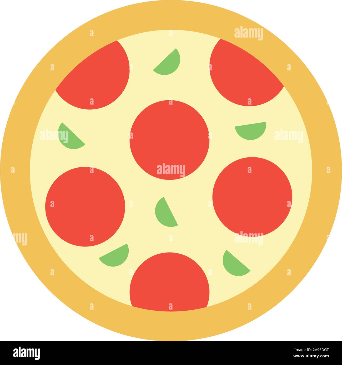 pizza icon design, Eat food restaurant menu dinner lunch cooking and ...