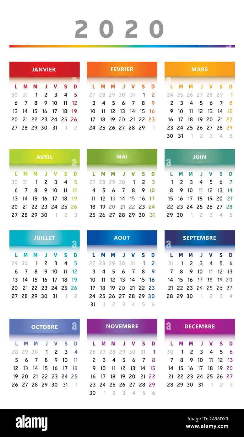 French calendar hi-res stock photography and images - Alamy