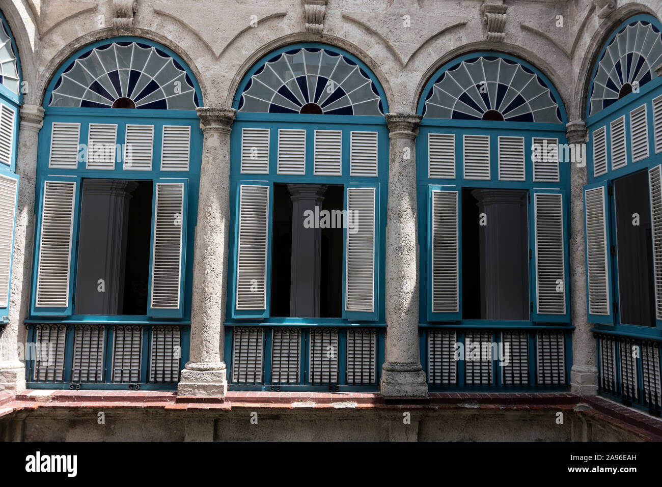Cuba havana stained glass in window hi-res stock photography and images ...