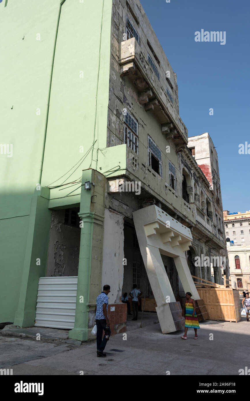(Cuba) Havana’s older architecture has a mix of different architectural ...