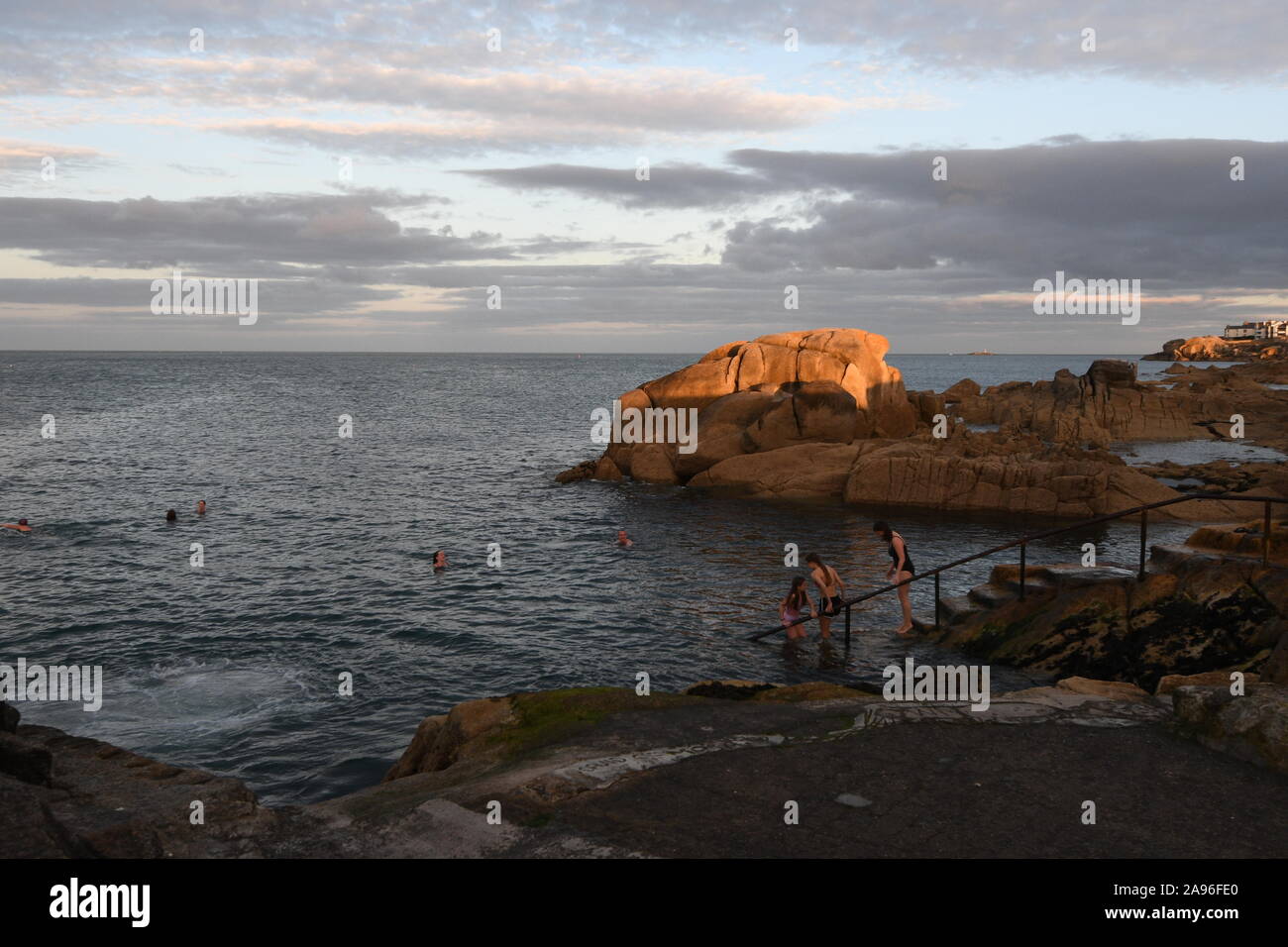 Forty Foot Swimming Dublin Stock Photo - Alamy