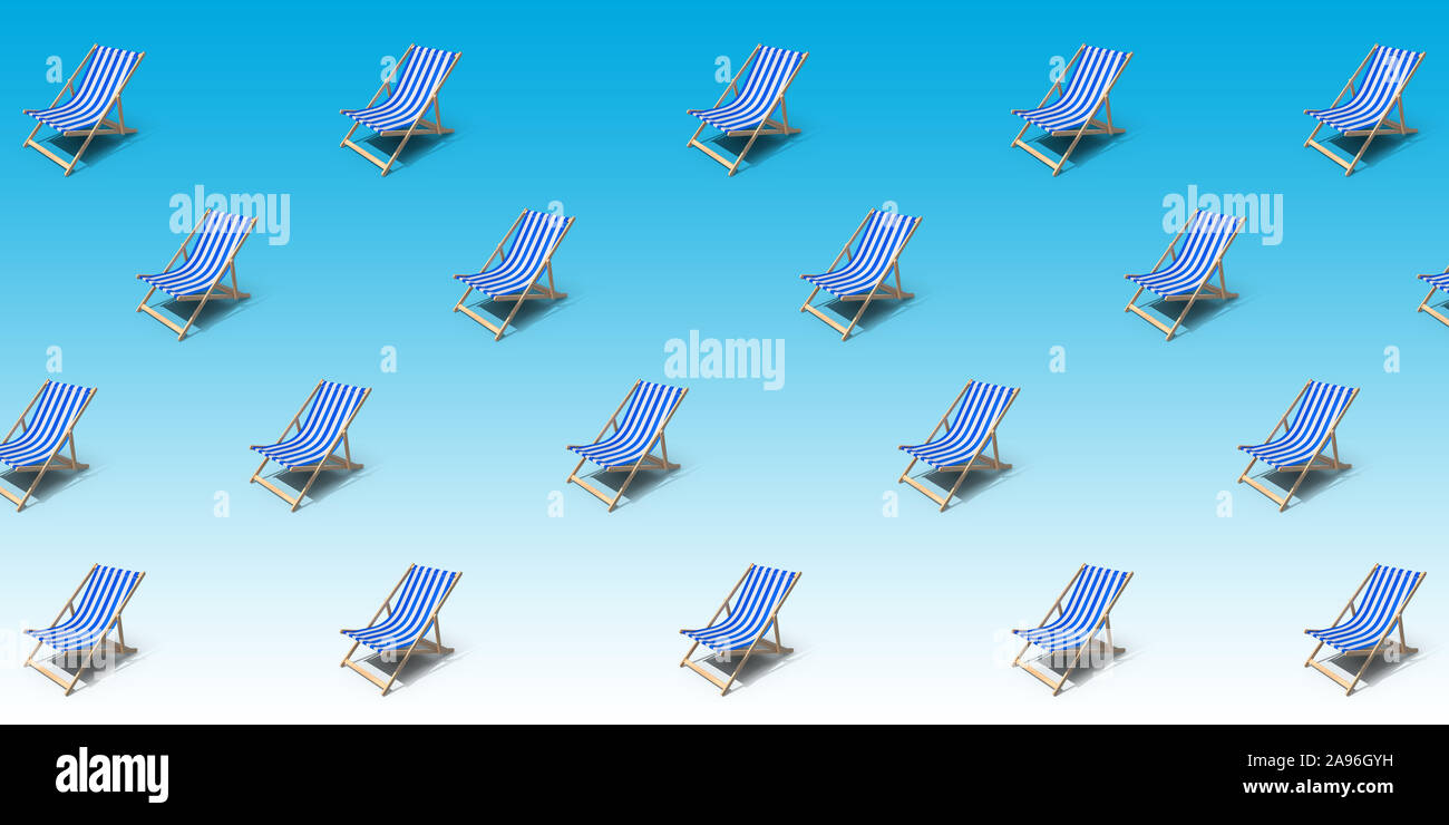 Three dimensional repeating symbols representing summer against trendy ...