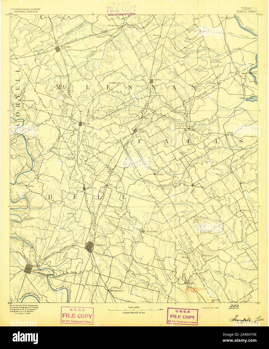 Map of temple texas hi-res stock photography and images - Alamy
