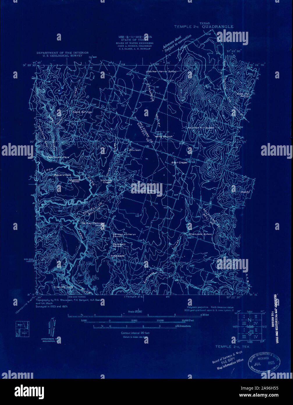 Map of temple texas hi-res stock photography and images - Alamy