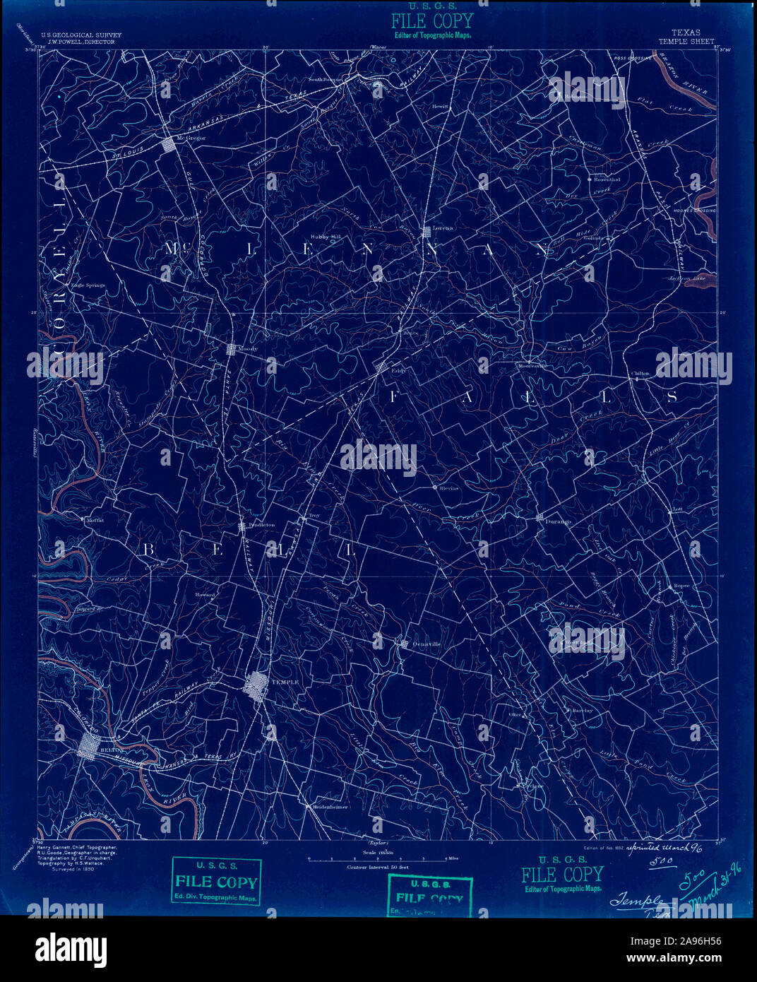 Map of temple texas hi-res stock photography and images - Alamy