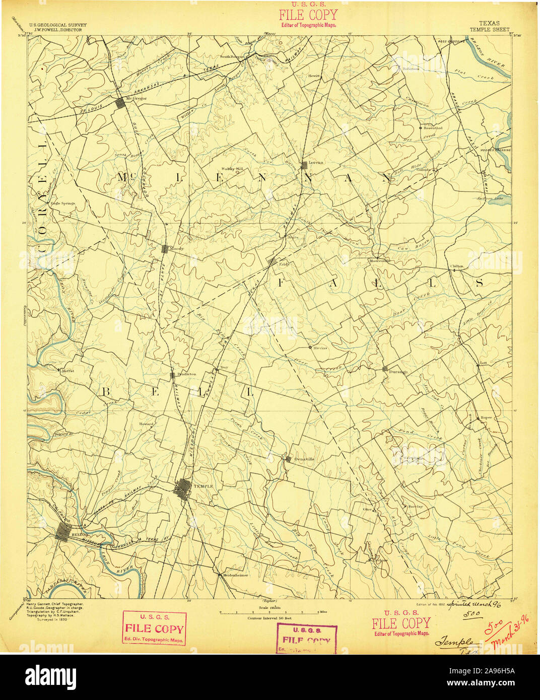 Map of temple texas hi-res stock photography and images - Alamy
