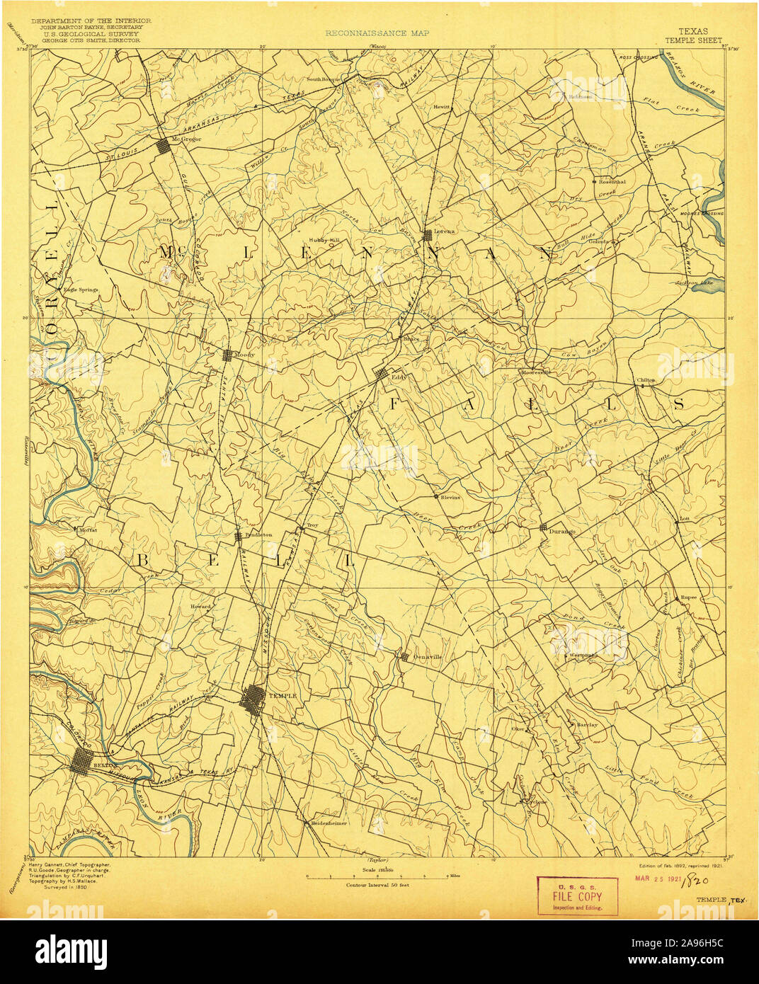 Map of temple texas hi-res stock photography and images - Alamy
