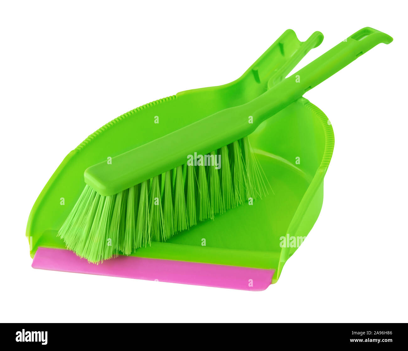 Household tool hand broom isolated against white background Stock Photo ...