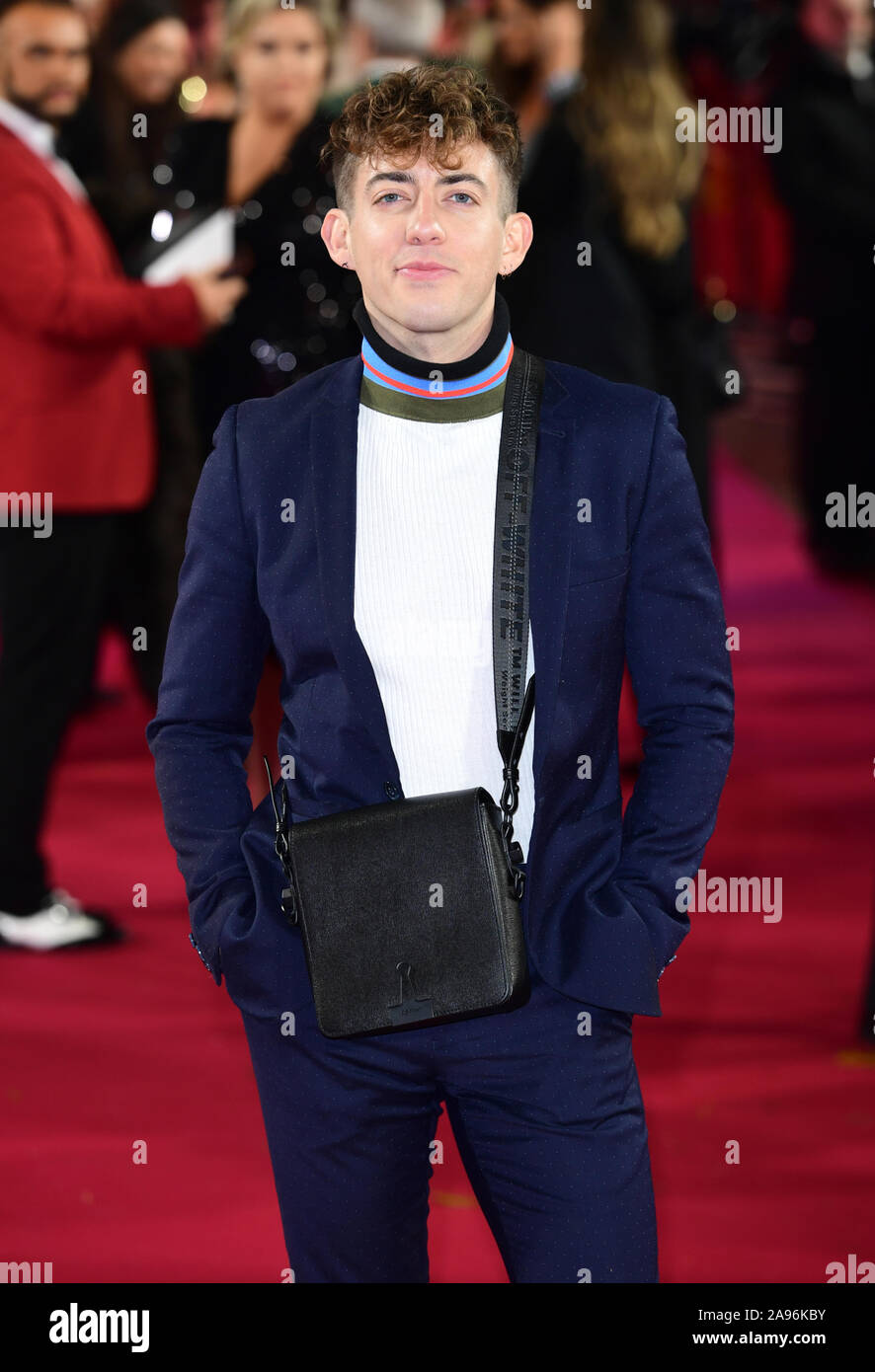 Kevin McHale arriving for the ITV Palooza held at the Royal Festival ...