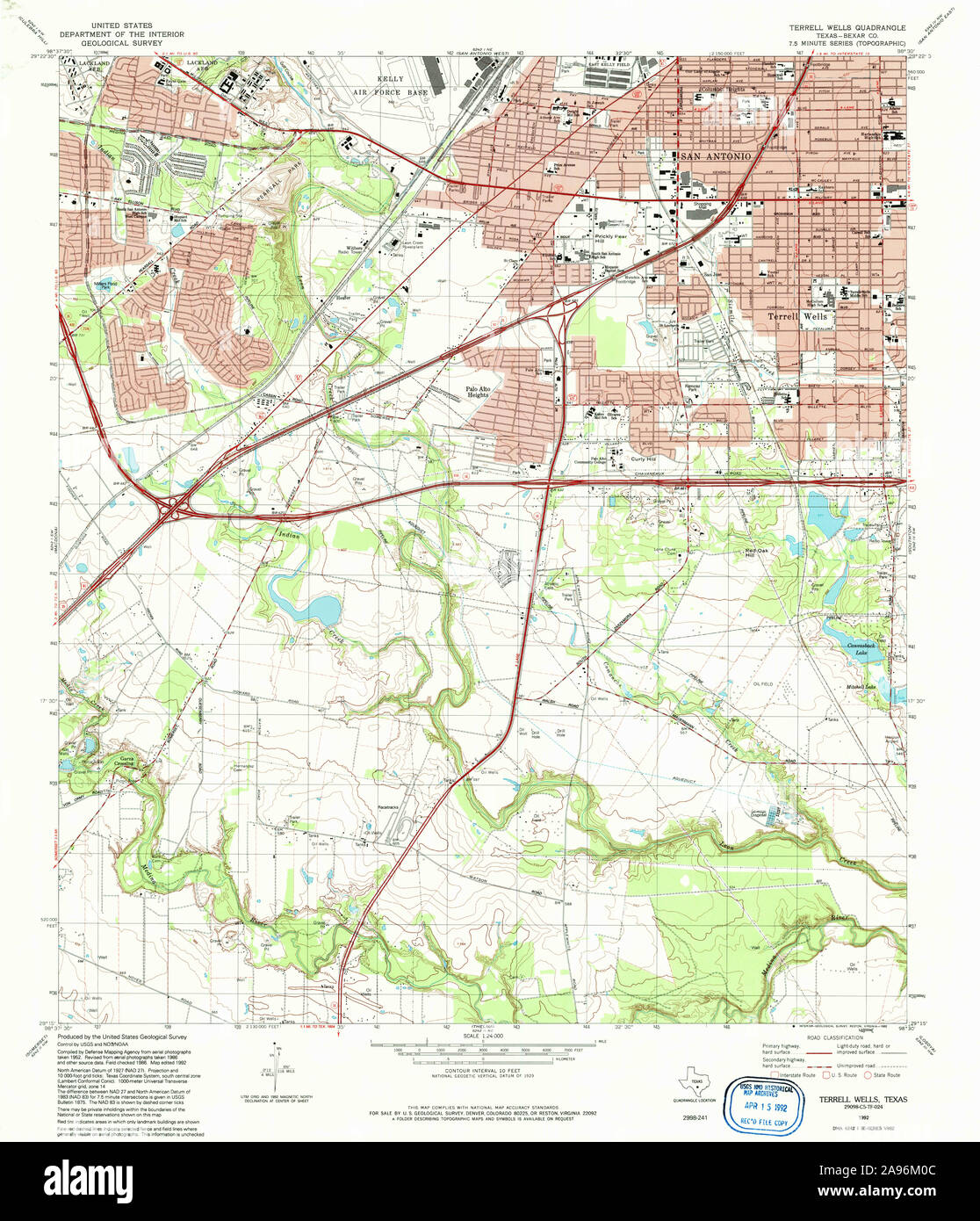 Map of terrell texas hi-res stock photography and images - Alamy