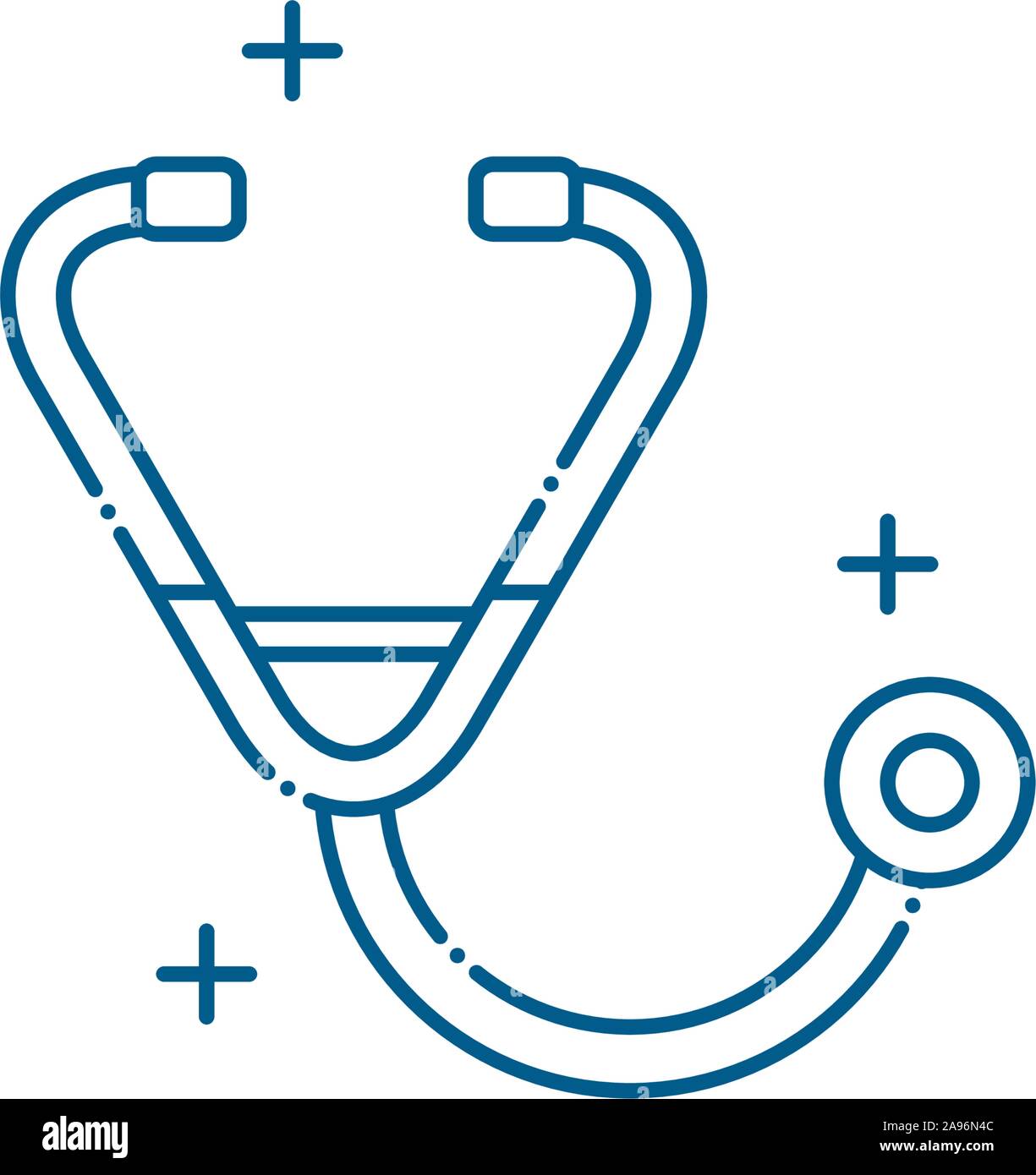 stethoscope icon design, Medical health care hospital emergency aid ...
