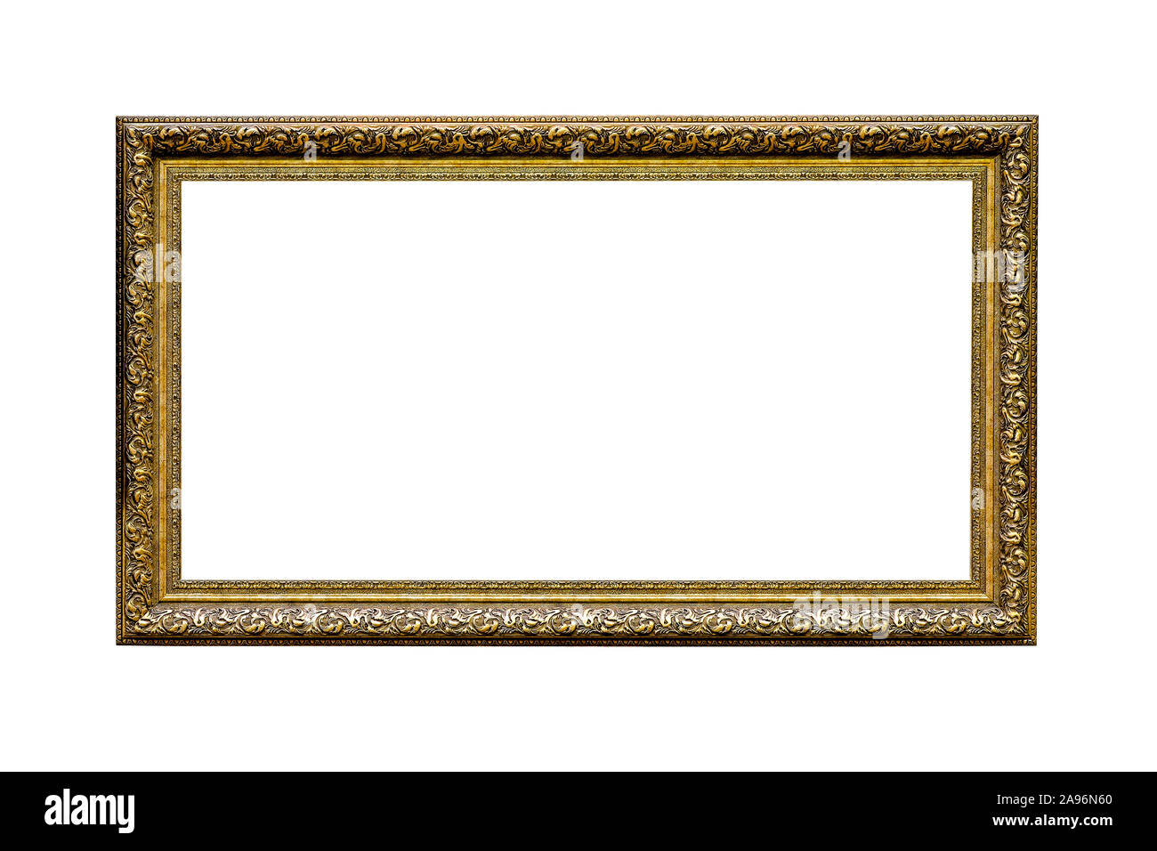 Old vintage artistic frame with carved edges hi-res stock photography ...