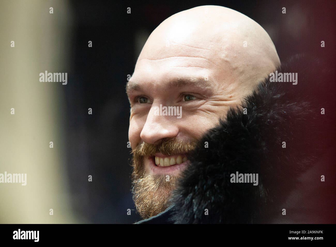 Boxer Tyson Fury delighted hundreds of fans by posing for photos and ...