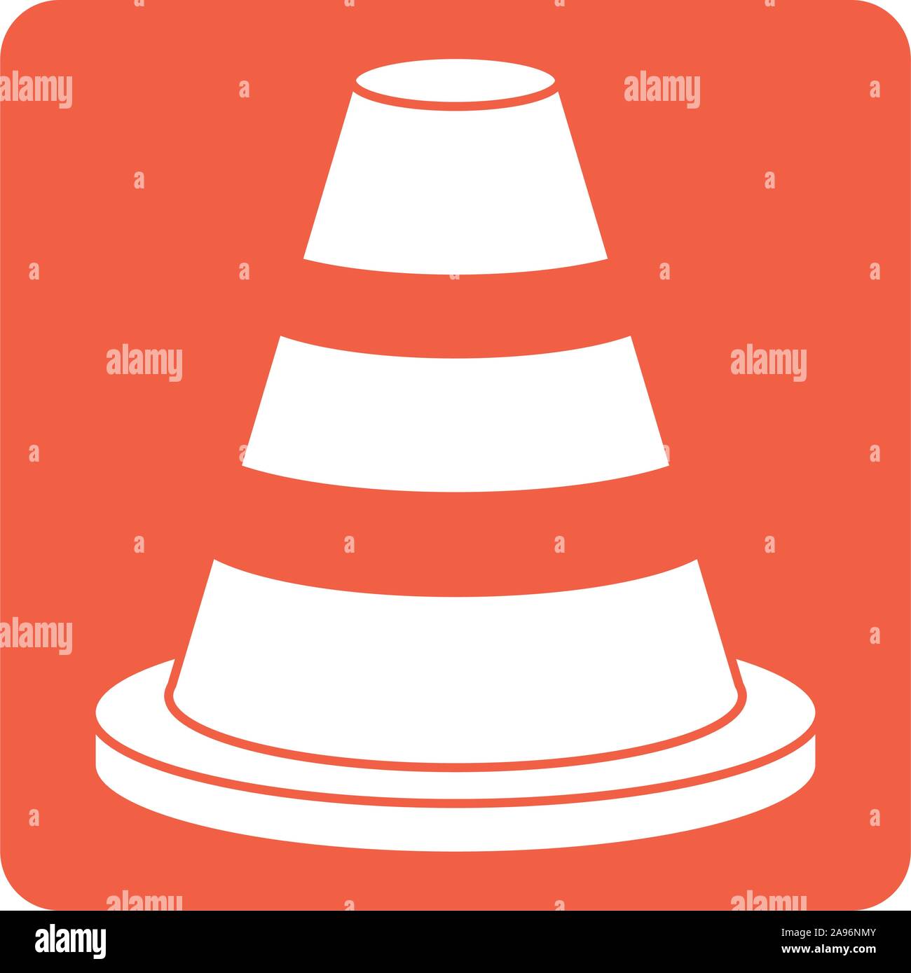 fire cone block line style icon vector illustration design Stock Vector ...